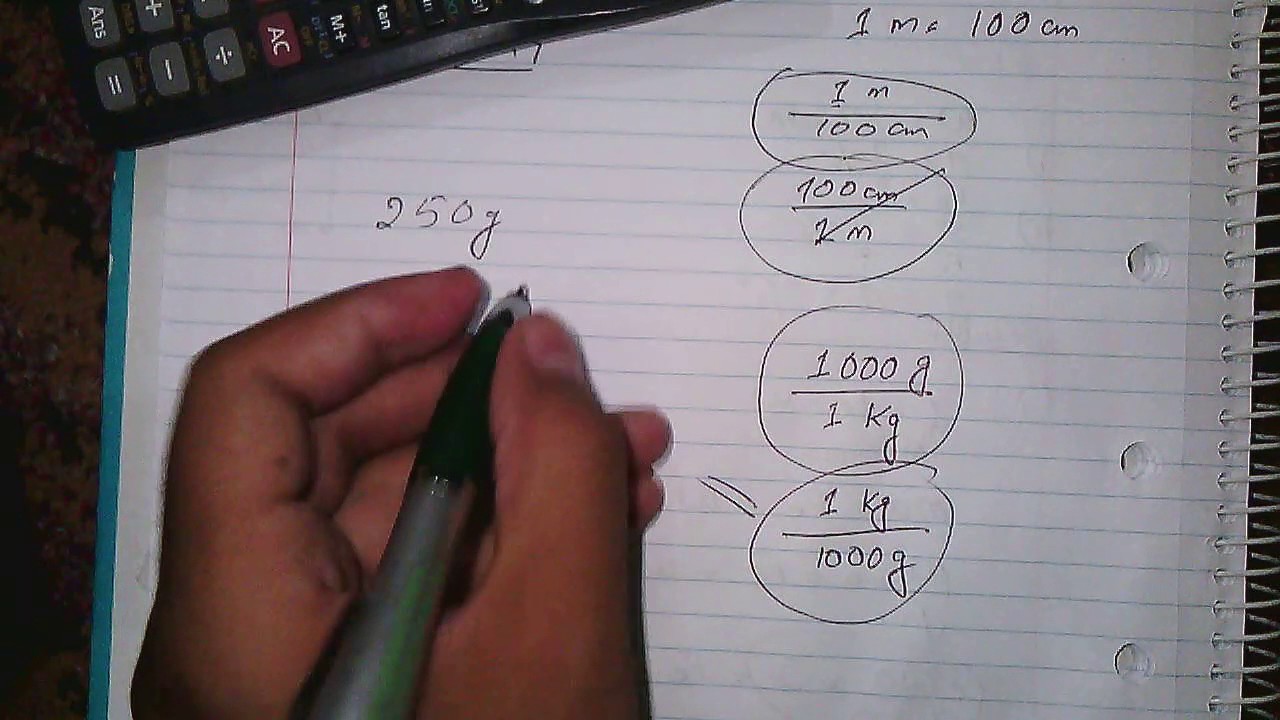 Conversion of Units, By Unit cancelling Method.. - YouTube