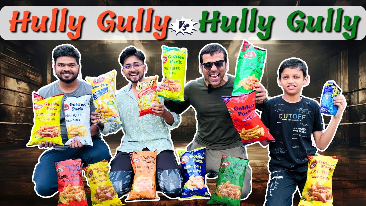 Hully Gully Puffs Corn | A Flavor Explosion You Can't Resist 🤪 - YouTube