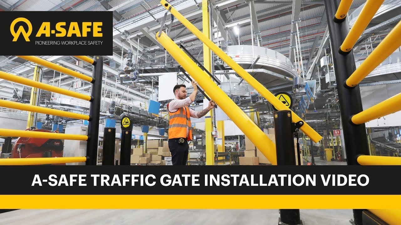 A-SAFE | Traffic Gate Installation - YouTube
