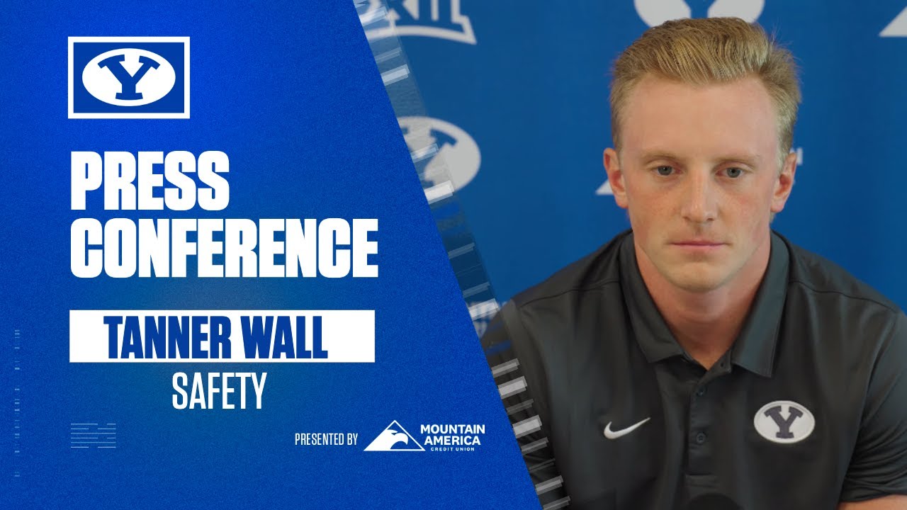 Tanner Wall | BYU Football | Media Availability | Oklahoma State ...