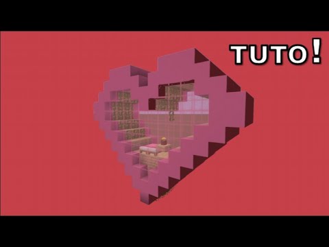 Tuto minecraft // comment faire une maison coeur sur minecraft ...