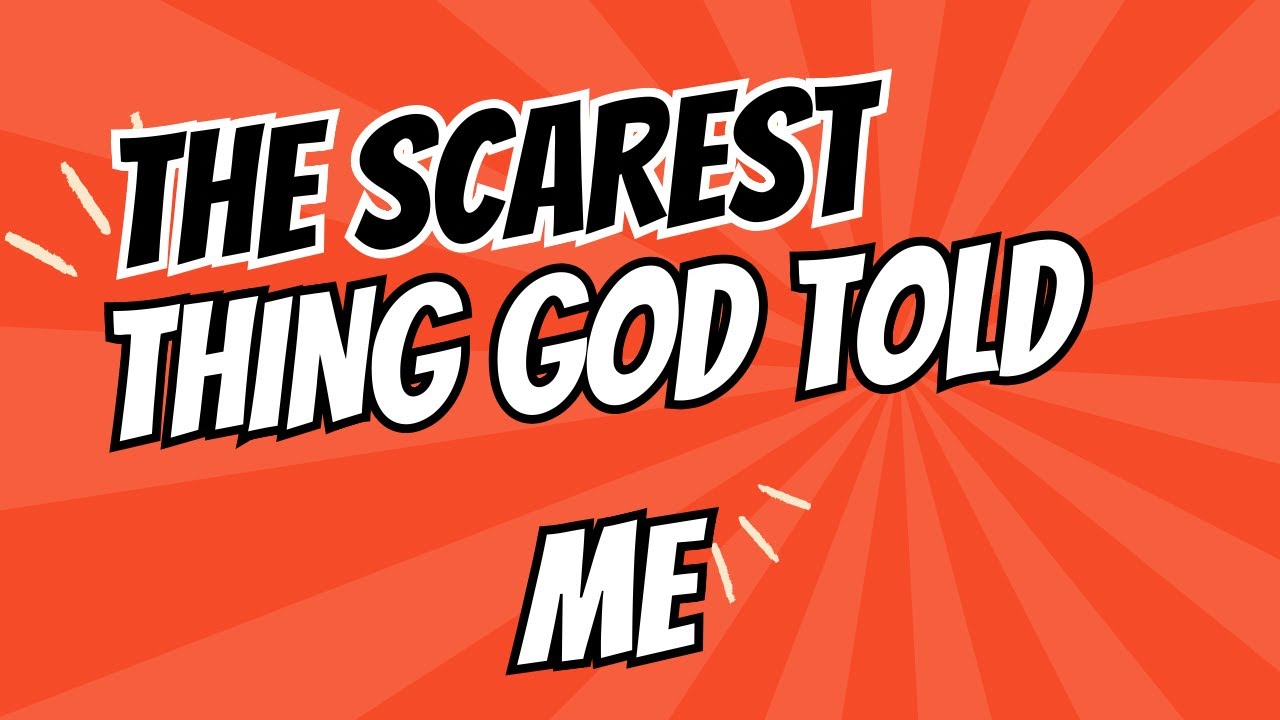 The SHOCKING Message God Told Me - YouTube