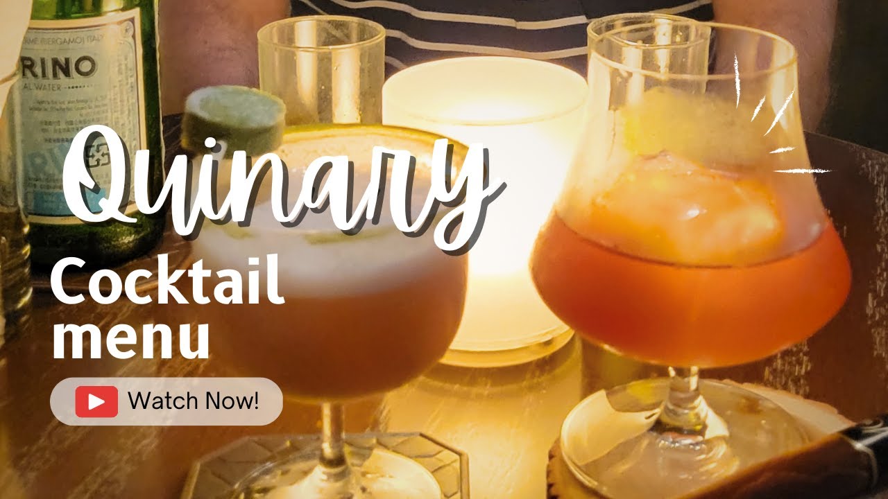 Quinary, Hong Kong / Cocktail Menu - YouTube
