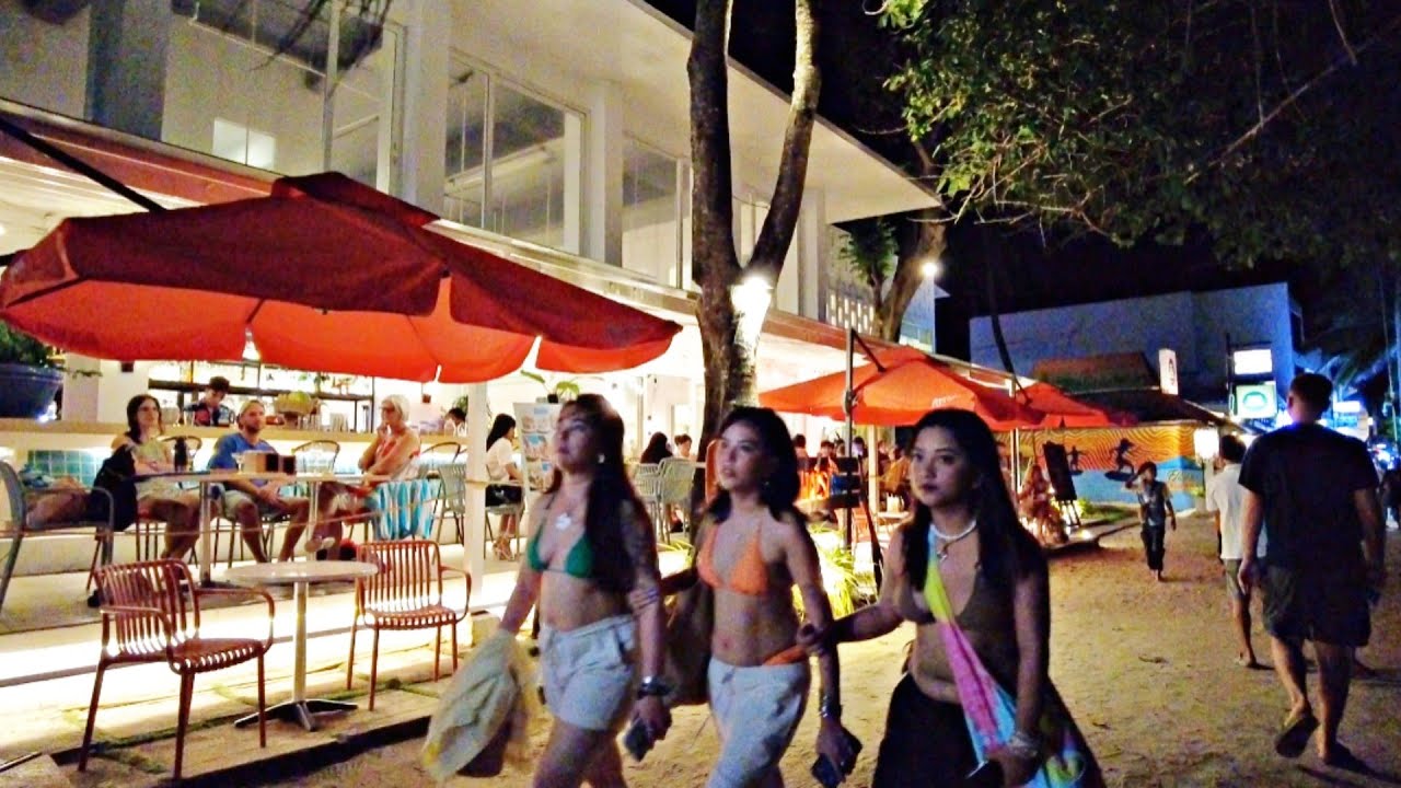 Look! This is BORACAY White Beach and D-mall Shopping Market on ...