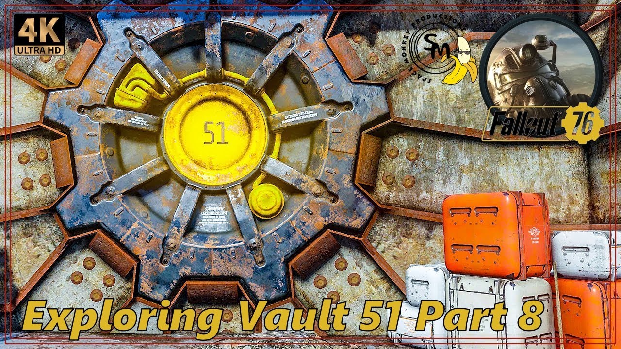 Exploring Vault 51 Part 8 #fallout76 🐵🧡 !youtube 500 sub Goal 🧡 - YouTube