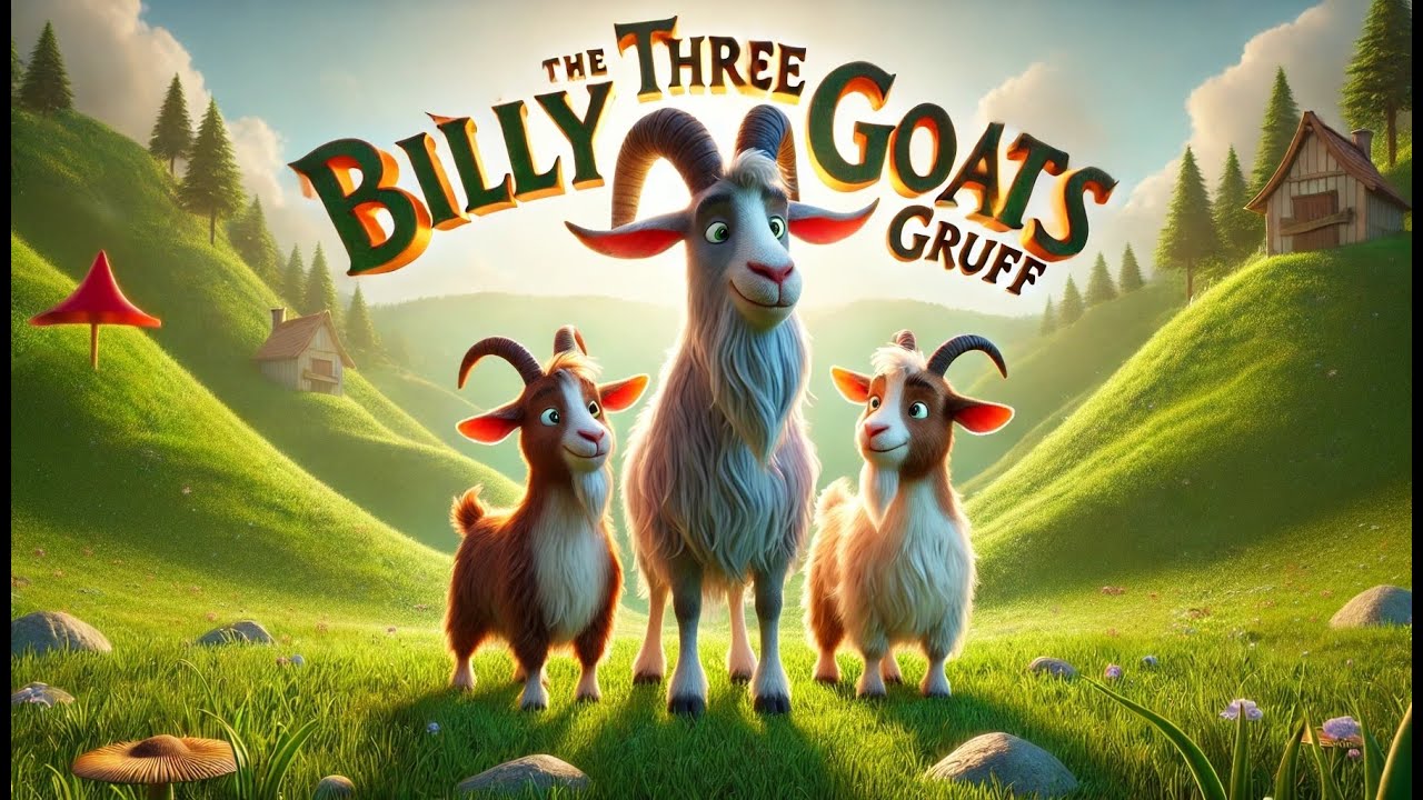 The Story:The Three Billy Goats Gruff🐐🐐🐐.Adapted from famous #fairytale ...