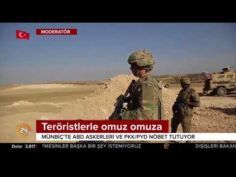 ABD'li generaller Münbiç'te teröristlerle el sıkıştı