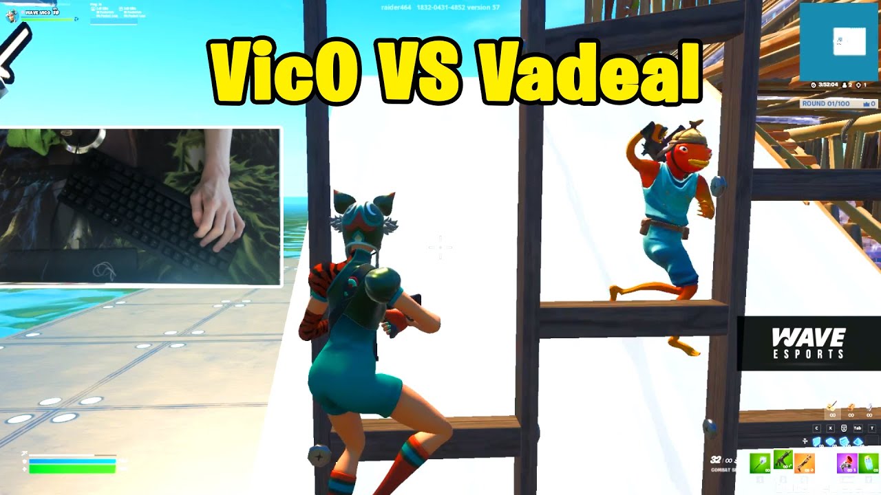 Wave Vic0 VS Vadeal 1v1 Buildfights! - YouTube