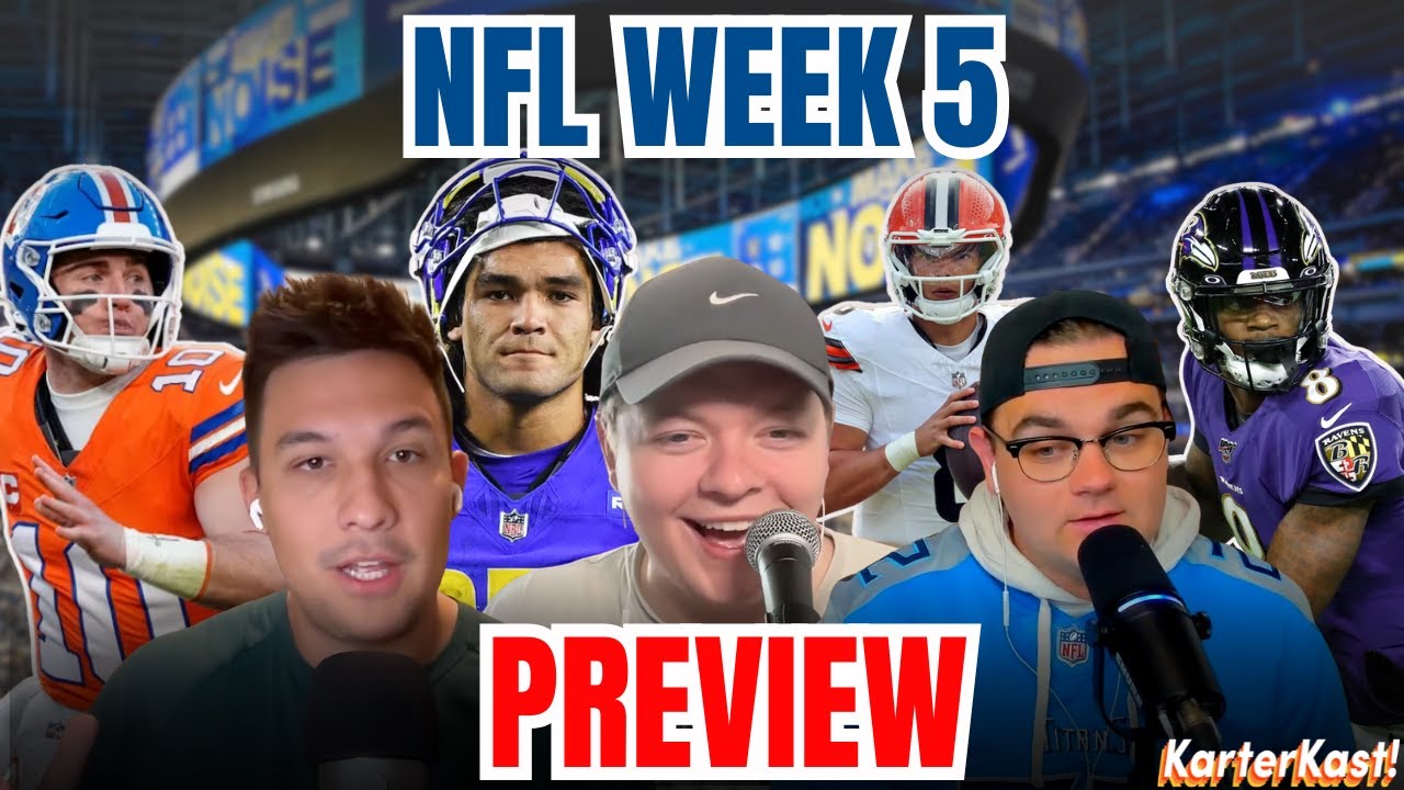 LAMAR OUT, DILLON GABRIEL STARTING, AND DYLAN HAS ANOTHER 5-STAR PICK THIS WEEK | NFL WEEK 5 ...