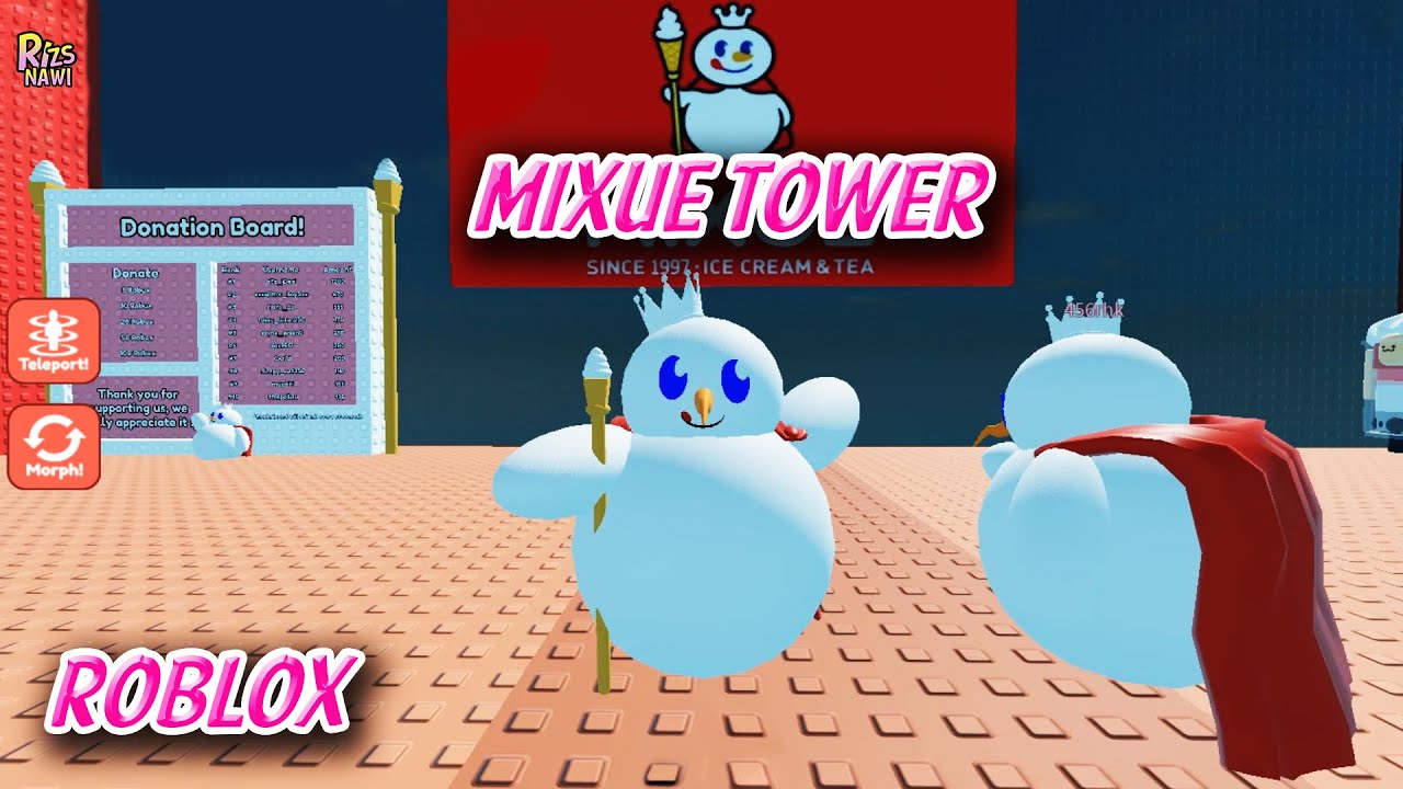 KEKINIAN MIXUE ADA TOWERNYA!!! SELESAIKAN TOWER MIXUE 🍦 | Mixue Tower ...