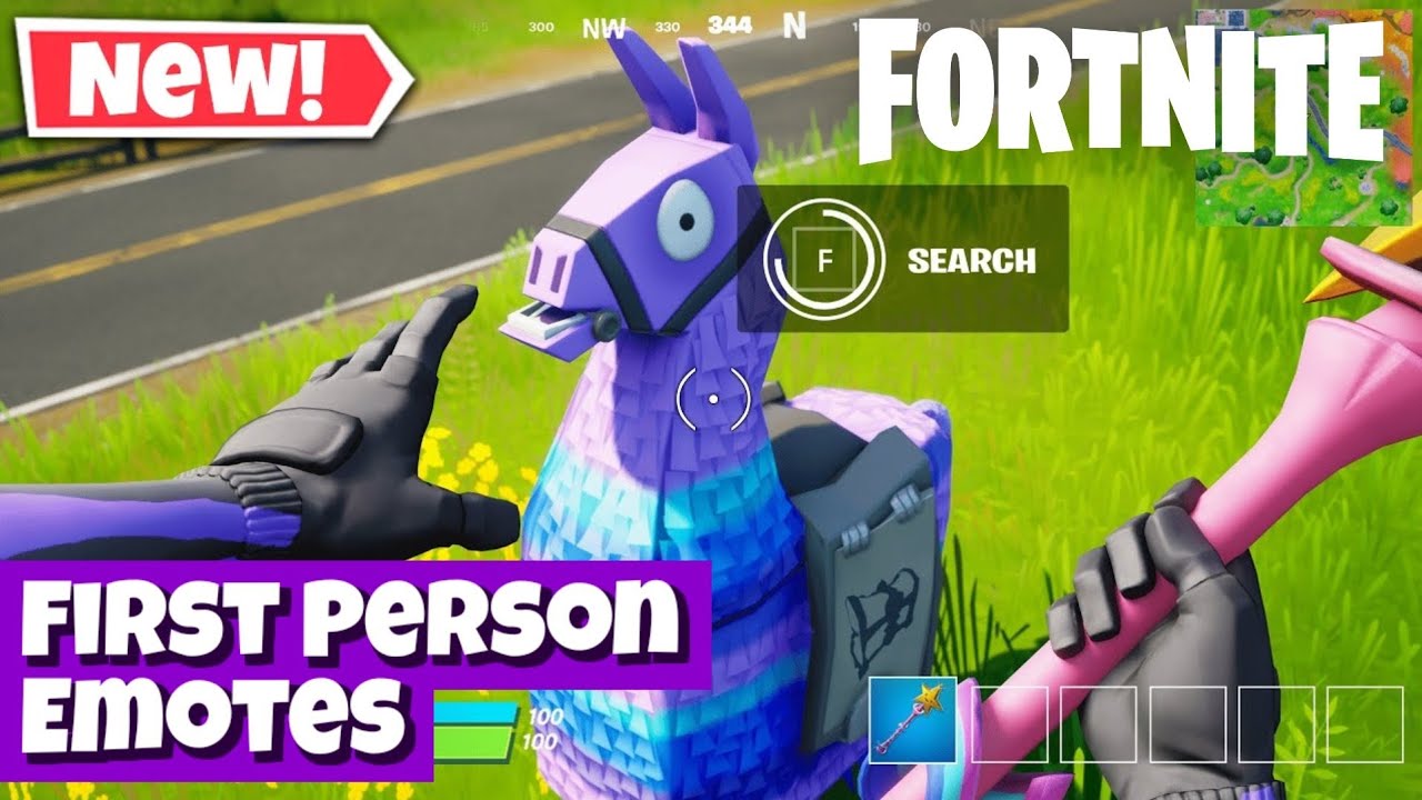 Fortnite 4:16 Minute Straight First Person Emotes - YouTube
