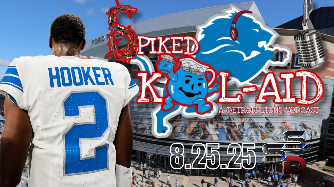 Detroit Lions Spiked Kool Aid 8.25.25: Hendon Hooker RELEASED - YouTube