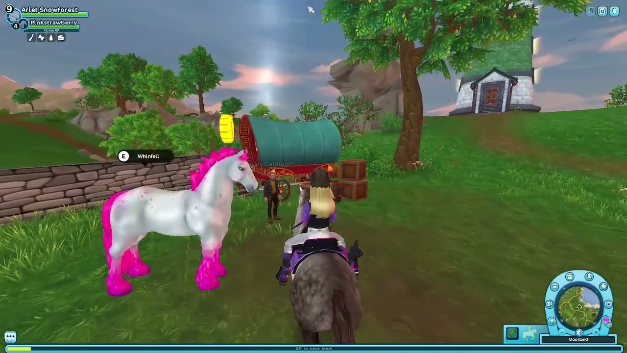 whinfells new horses in star stable how to find them - YouTube