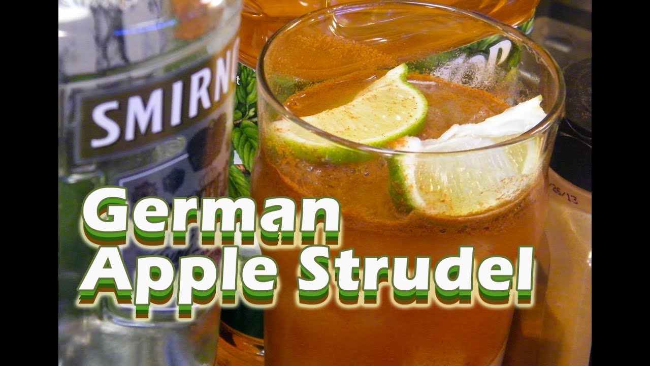 German Apple Strudel Recipe - Apple Cocktails - TheFNDC.com - YouTube