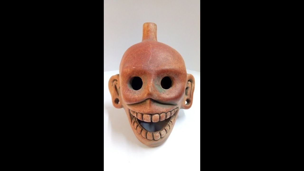 El verdadero sonido del silbato de muerte mexica - YouTube