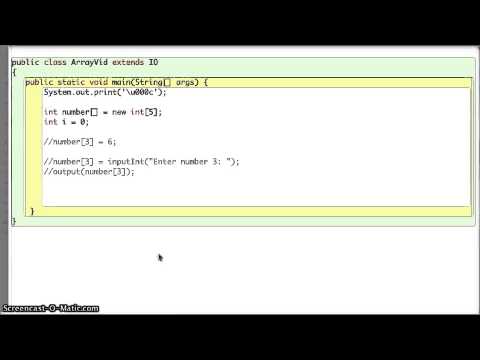 Arrays (Java) - YouTube