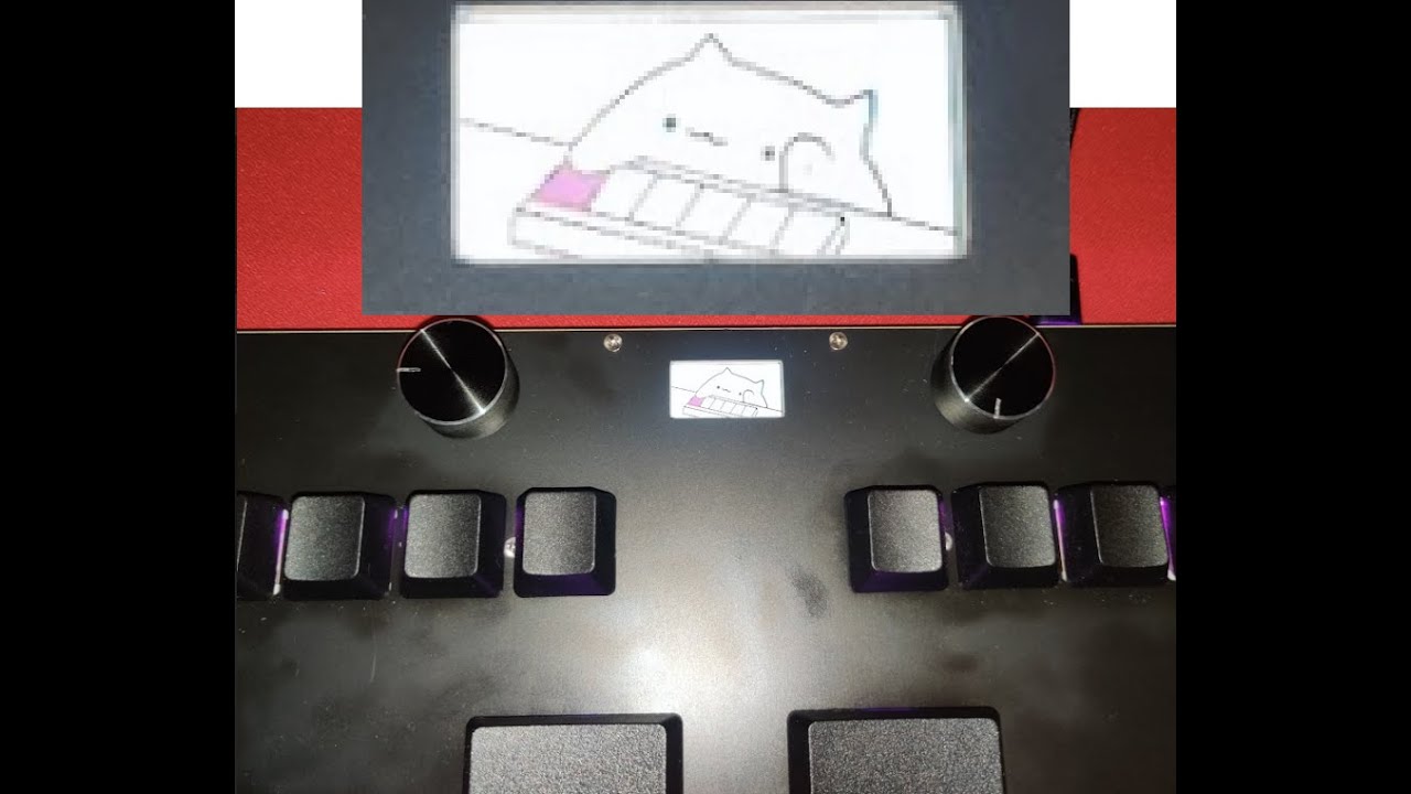 (DJMAX) Sayodevice CM51+ Bongo Cat Custom Display - YouTube