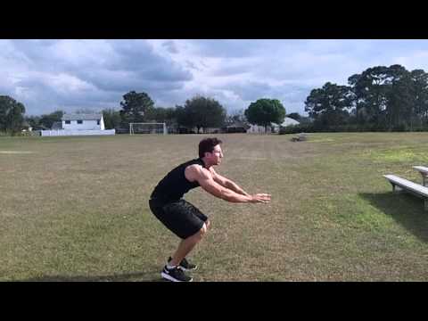 How to: Burpee with Squat Jump - YouTube