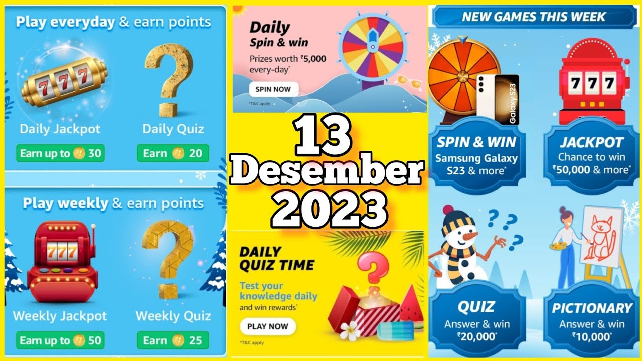 Amazon Funzone Coins Quiz Answers Today I Amazon Quiz Today | Amazon's ...