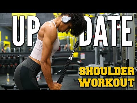 Update On Next Shows | Shoulder Workout | Phoebe Hagan - YouTube