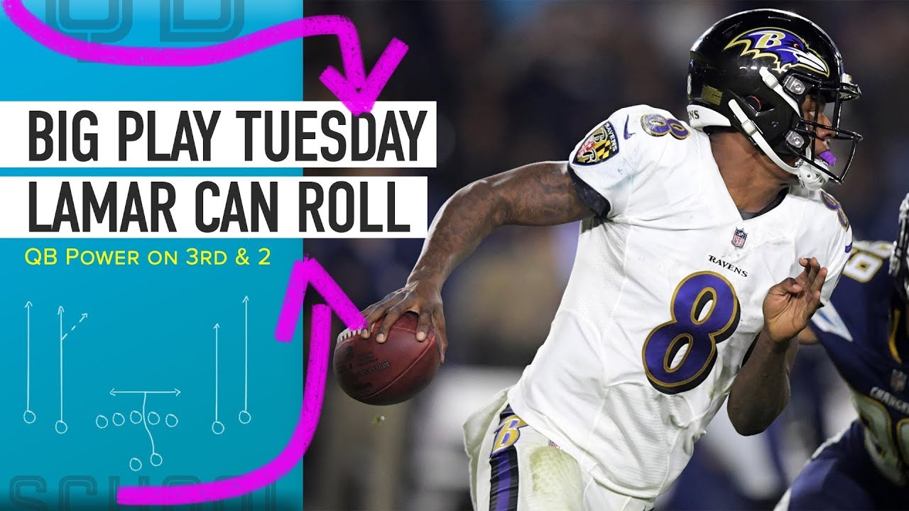 Big Play Tuesday: Lamar Jackson QB Power - YouTube