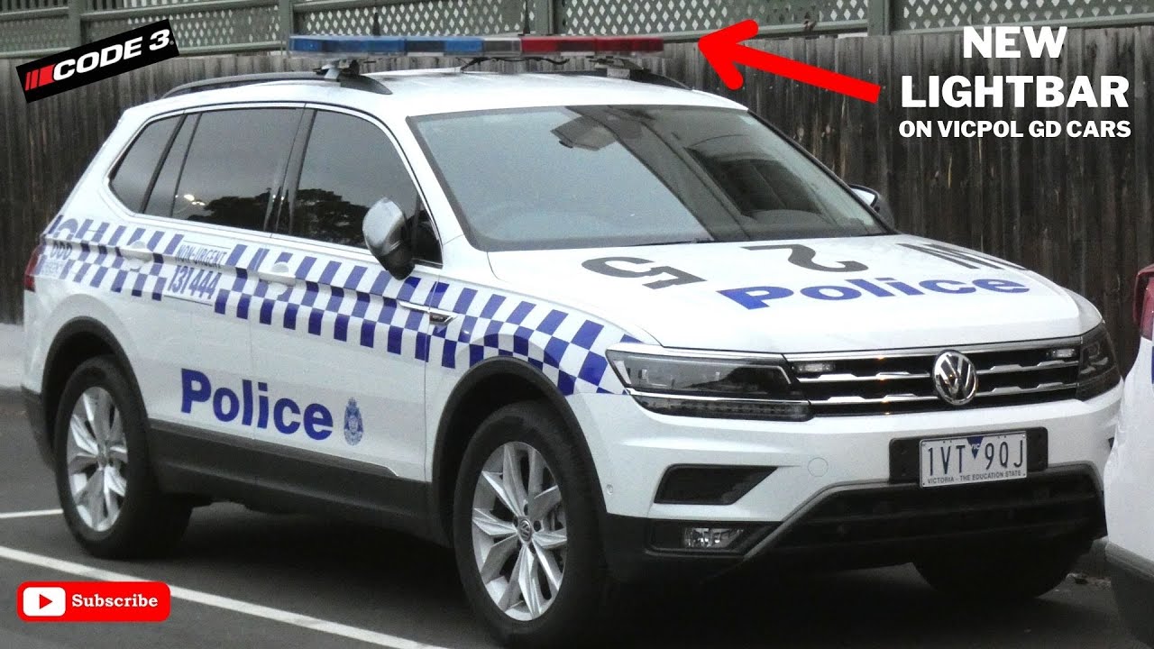 NEW Lightbars on VICPOL General Duties Vehicles [Code3 Pursuit ...
