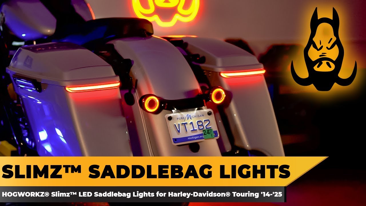 HOGWORKZ® Slimz™ LED Saddlebag Lights for Harley-Davidson® Touring '14 ...