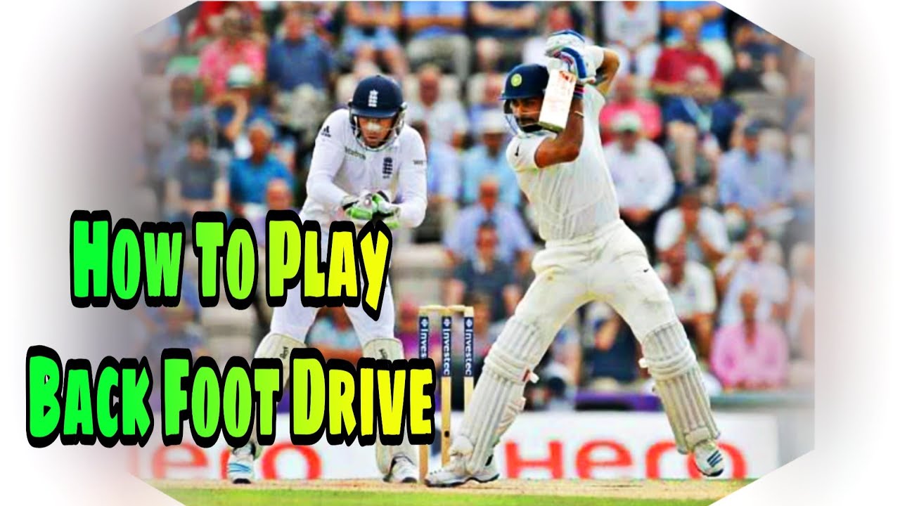 How to play back foot drive easily.(Back Foot Punch Kaise Khele.) - YouTube