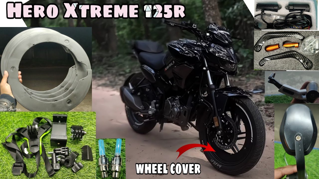 Hero Xtreme 125r top modification accessories available| All India ...