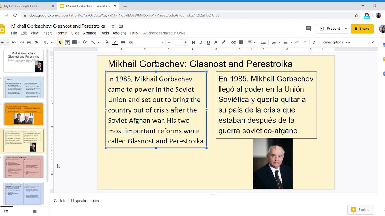 Mikhail Gorbachev : Glasnost and Perestroika - YouTube