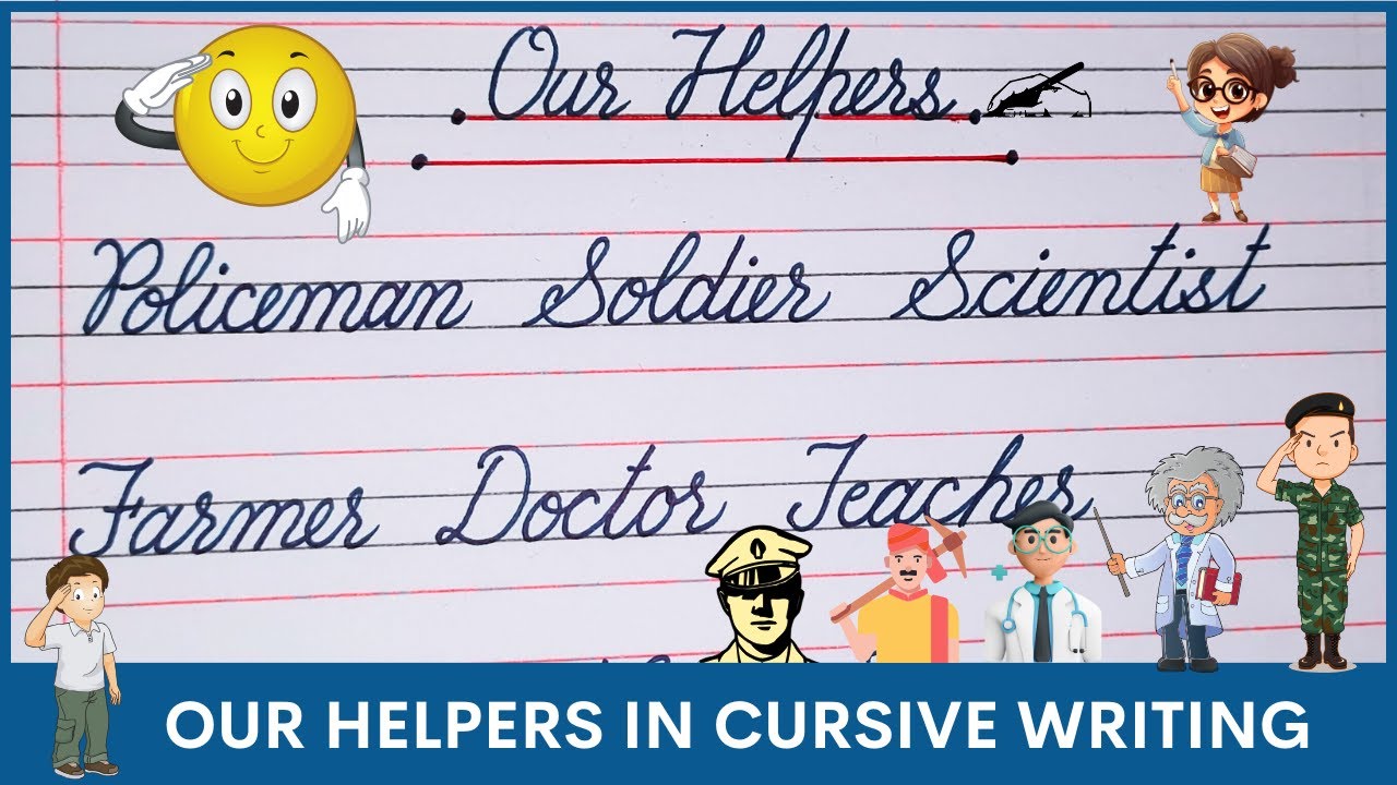 name of our helpers in english | write our helpers name | helpers name ...