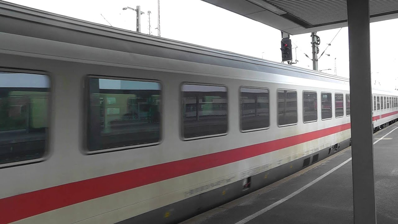 2 IC Fahren gleichzeitig in Hannover HBF ein BR 182 der MRCE Dispolok ...