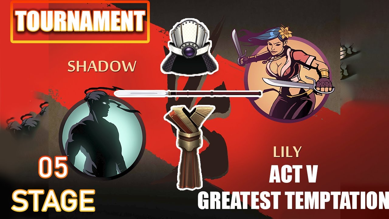 Shadow fight 2 ACT - V GREATEST TEMPTATION |TOURNAMENT|STAGE-05| SHADOW ...