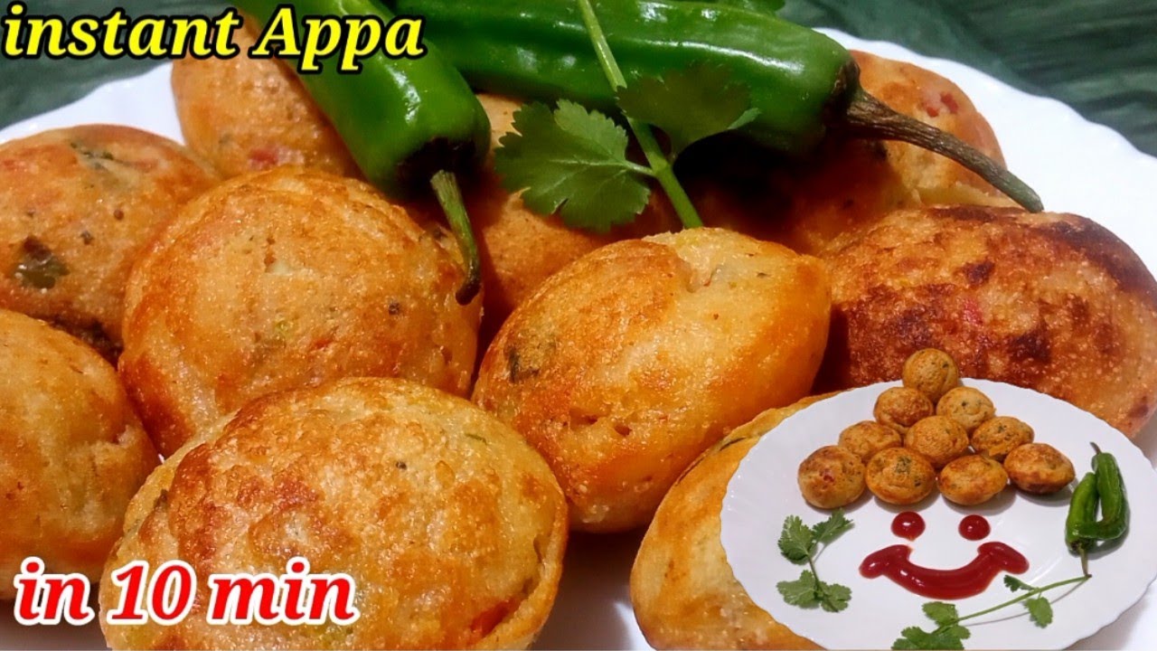 Appa recipe /sooji appam recipe/ breakfast recipe/ South Indian dishes ...
