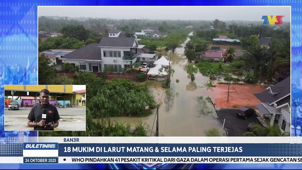 BANJIR PERAK | 18 Mukim Di Larut Matang Dan Selama Paling Terjejas ...
