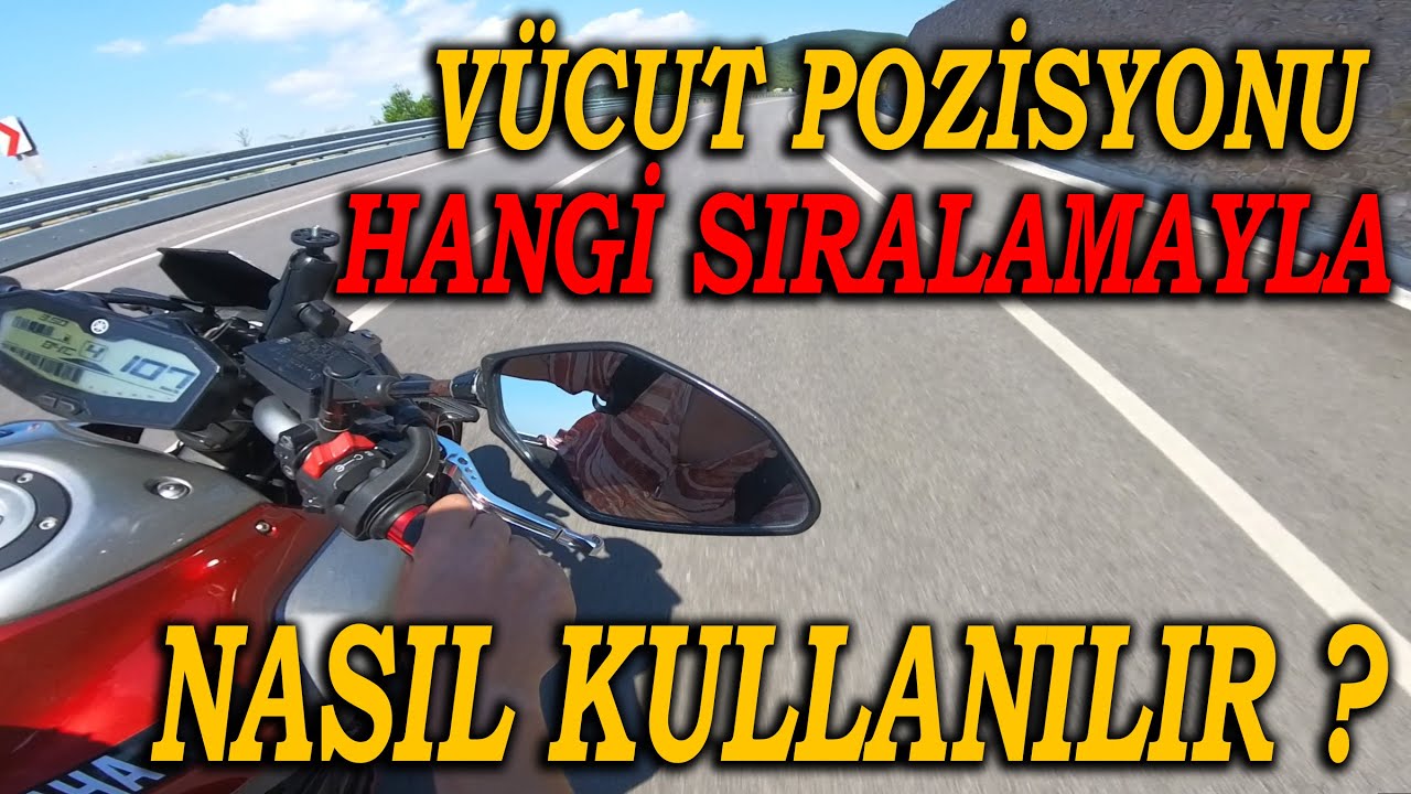 VİRAJA YATMA SIRALAMASI & VÜCUT POZİSYONU | #motovlog #motovlogger # ...