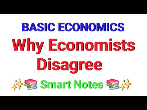 Why Economists Disagree || Microeconomics || Notes 📝 - YouTube