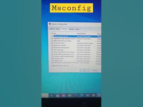Stop Unwanted Service Using msconfig Command - YouTube