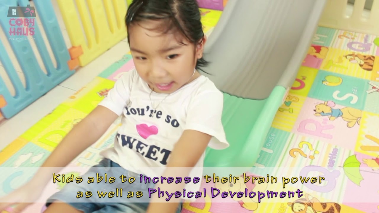 【Coby Haus】What a fun indoor slide | Lolly Gummy Slide | you better to ...