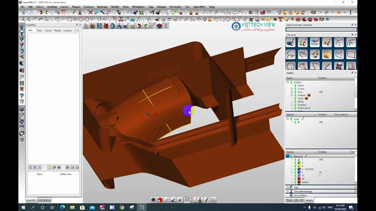 HYPER CAD S -12 (Boundaries Isoparametric -CURVE 3D) - YouTube