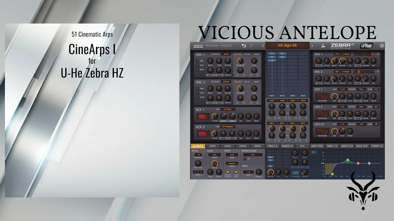 UHe Zebra HZ Presets | Vicious Antelope - CineArps I - YouTube