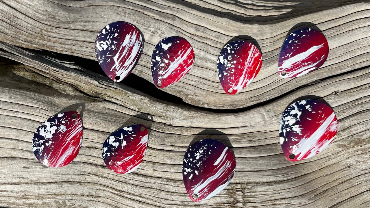 Easy how to paint Patriotic spinner blades!! Patriotic series 2 of 3 ...