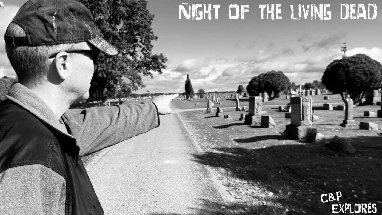 Exploring the Night of the Living Dead Cemetery - YouTube