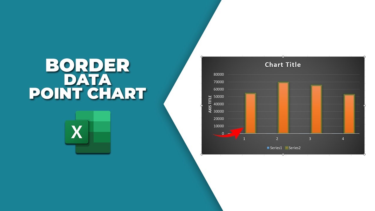 How to add border to Data Point of chart in Excel - YouTube
