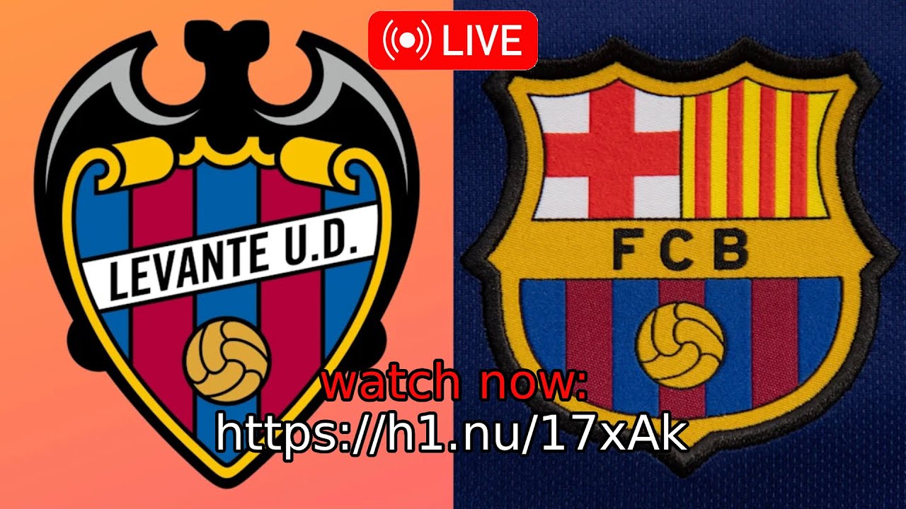 Barcelona VS Levante LIVE on the second weekend of the 2025–26 La Liga ...