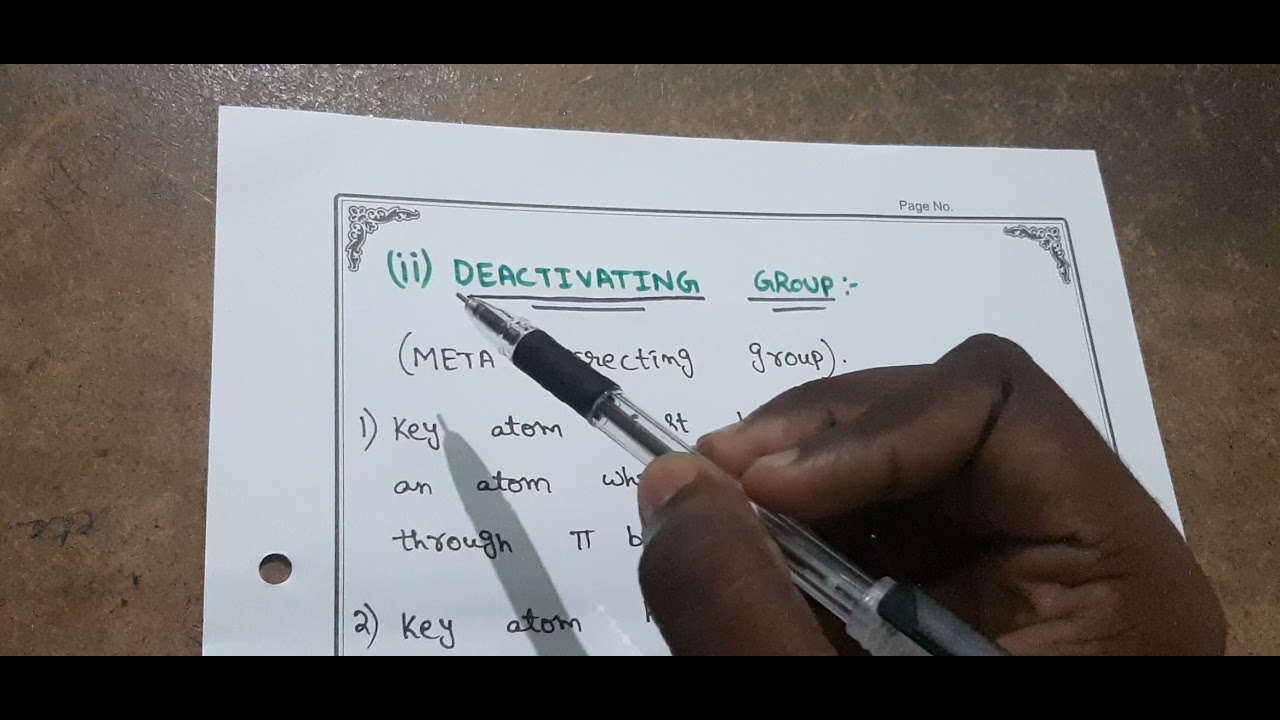 RING ACTIVATING AND DEACTIVATING GROUPS part 1 - YouTube