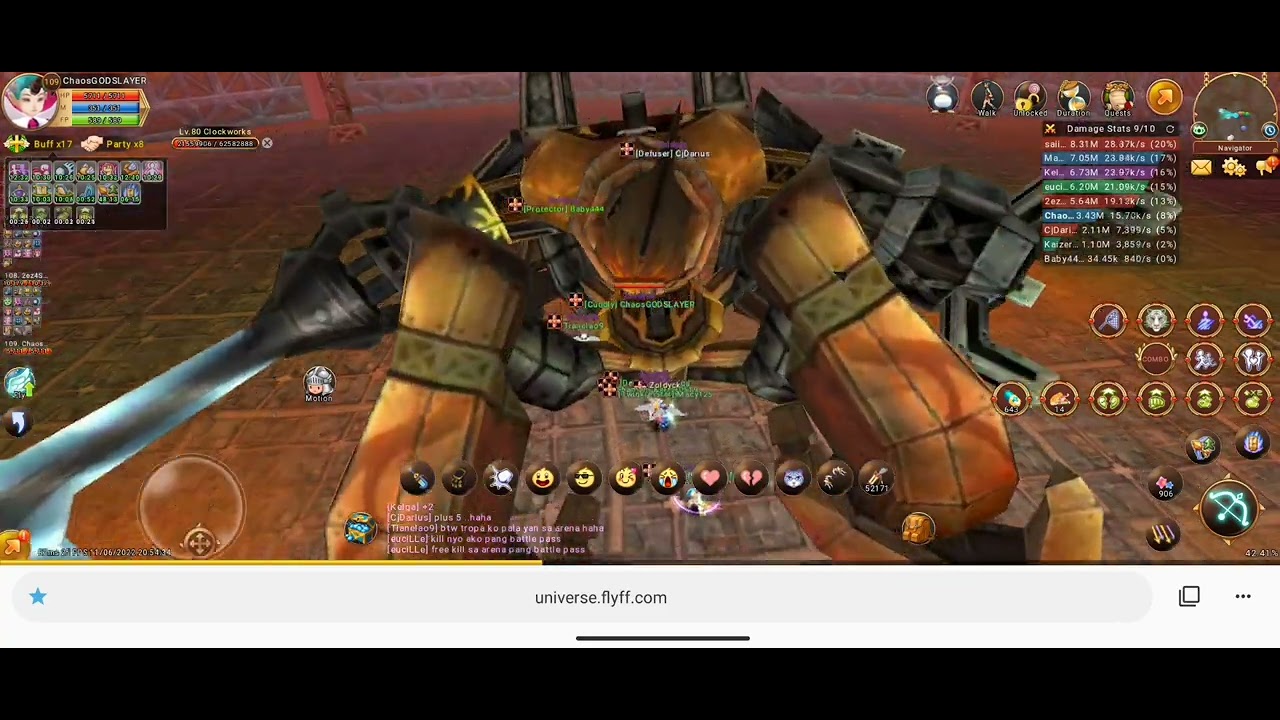 FLYFF UNIVERSE - Zoldyck CW GUILD RAID #4 - YouTube