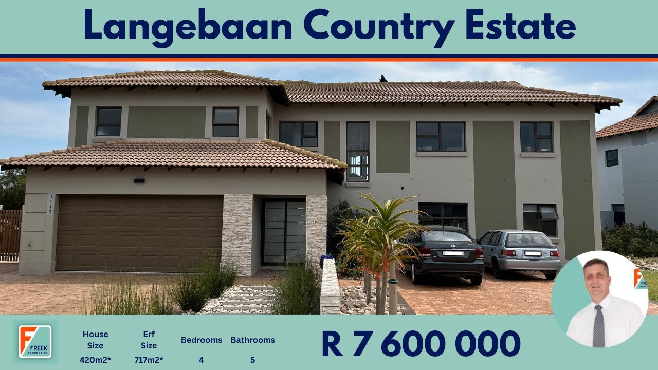 Luxurious 4-Bedroom Double-Story Home on the Golf Course l Langebaan ...