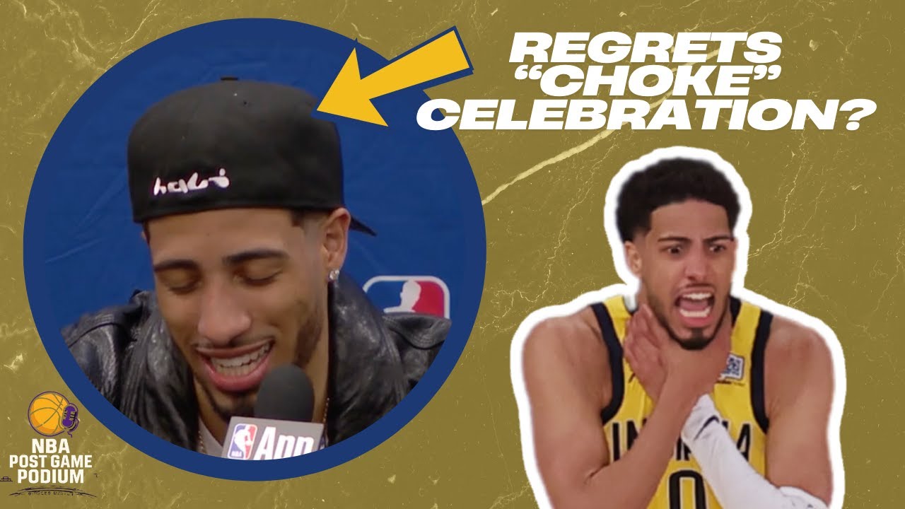 Tyrese Haliburton Reveals Why He REGRETS Choke Celebration - YouTube