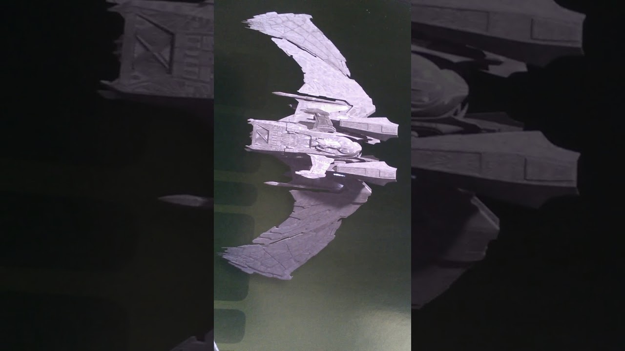 Star Trek the official starship collection reman warbird scimitar - YouTube